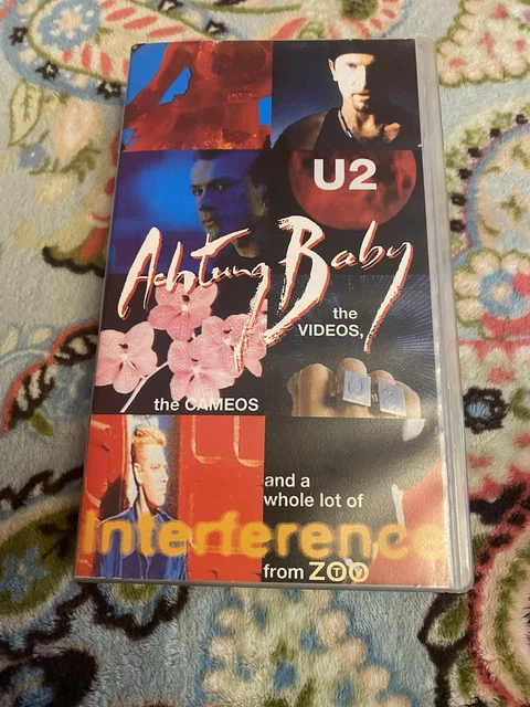 U2 ACHTUNG BABY VHS Video The Videos The Cameos & A Whole Lot Of ...