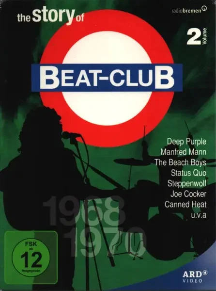 DVD-BOX BEACH BOYS / Deep Purple / Manfred Mann a.o. Story of Beatclub ...