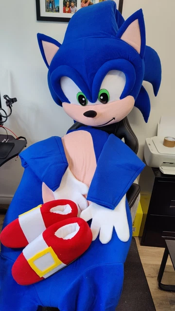 SONIC THE HEDGEHOG Lookalike Mascot Costume - Premium Quality - UK ...