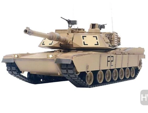 HENG LONG 2.4G 1/16 M1A2 Abrams Main Battle RC Radio Control BB Tank + Smoke £149.99 - PicClick UK