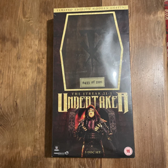 THE STREAK 21-1 Undertaker WWE Coffin DVD Box Set R2 5 DVDSet £37.12 ...