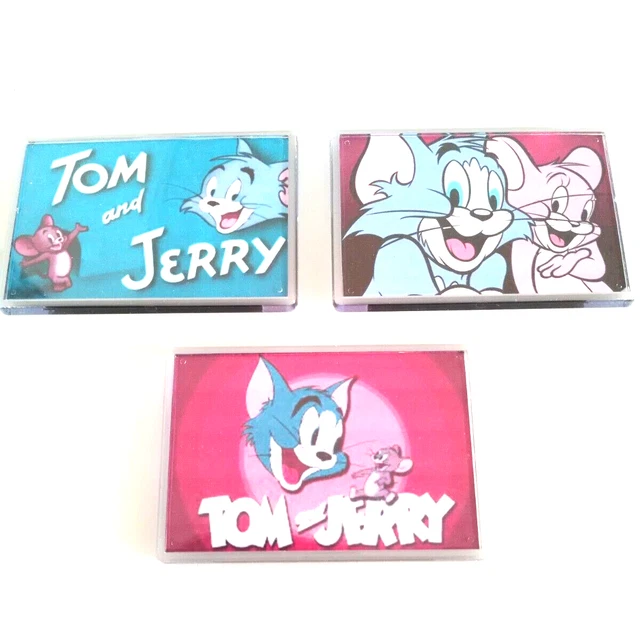 TOM & JERRY fridge/locker/toolbox magnets birthday gift jumbo size 90 ...