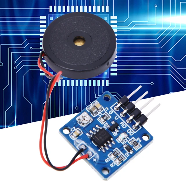 PIEZOELECTRIC VIBRATION TAPPING Sensor Module Vibration Switch Module 5 ...