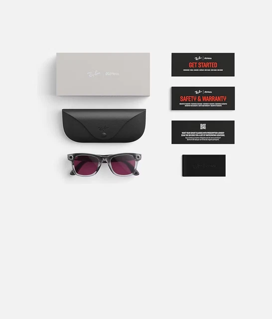 RAY-BAN META WAYFARER Gen 2 Limited Edition Matte Transparent Ruby ...