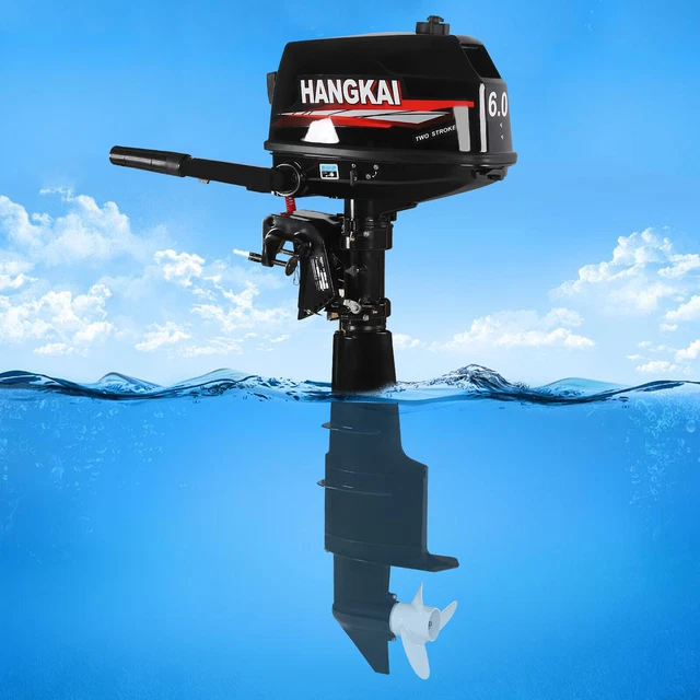 2 STROKE 6HP Outboard Motor Fishing Boat Motor Engine Long Shaft Water Cooling £519.03 - PicClick UK
