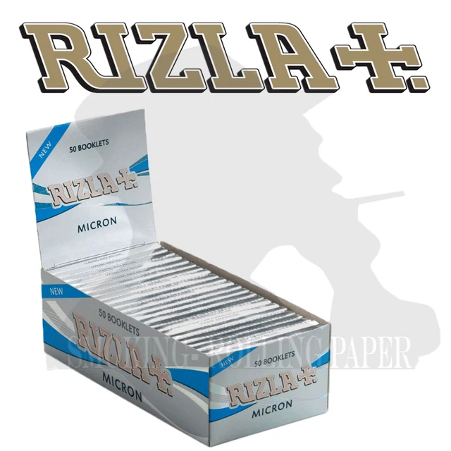 CARTINE RIZLA MICRON Corte Rolling Papers 50 Booklets £26.50 - PicClick UK