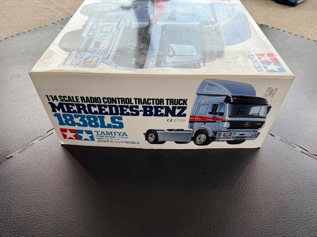 TAMIYA MERCEDES BENZ 1838LS Tractor Truck NIB - with added bearings £ ...