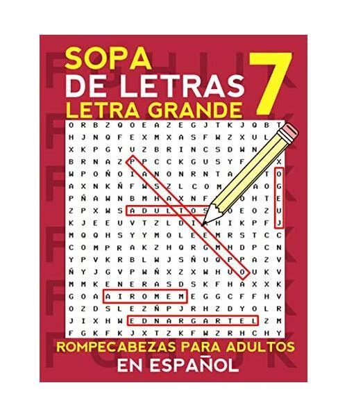 SOPA DE LETRAS en ESPAÑOL letra grande: Rompecabezas para adultos (SOPA DE LETR EUR 5,69 ...