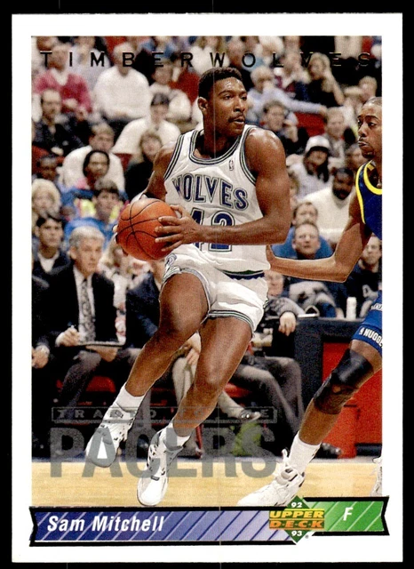 1992-93 UPPER DECK Basketball Sam Mitchell Indiana Pacers #188 EUR 1,96 ...