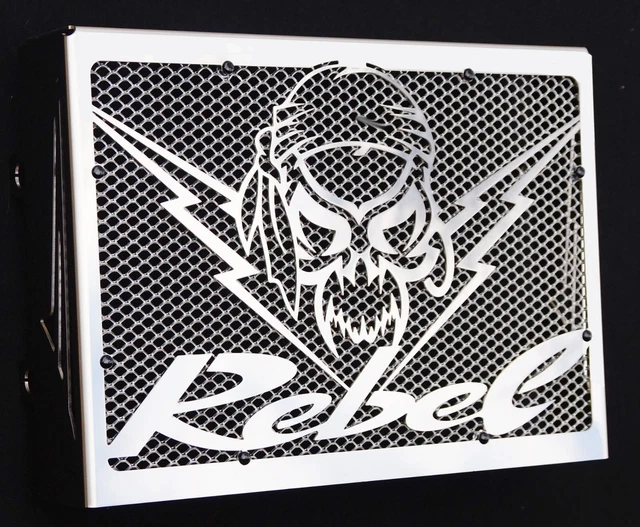 CACHE / GRILLE de radiateur inox CMX500 Pirate 2017/2022 + grillage alu ...