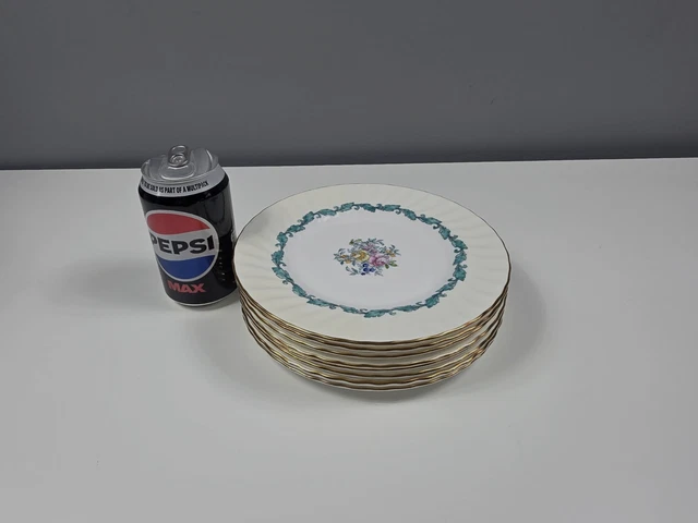 8 X MINTON Bone China ARDMORE Pattern 20.5 cm Salad Plates - VGC £68.30 ...