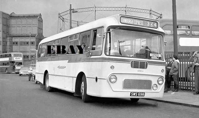 2 BUS PHOTOS SCOTTISH OMNIBUSES AEC RELIANCE SWS698 [B698] 2 Photos £1. ...