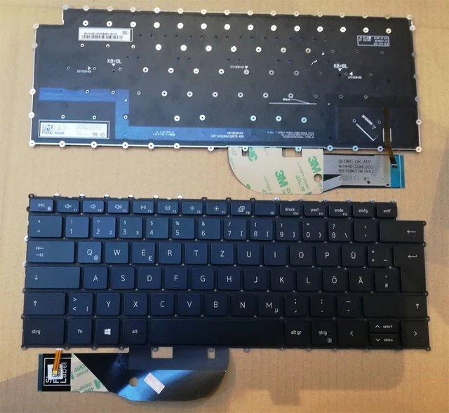 KEYBOARD DELL XPS 15 9500 XPS 15-9500 Lighting DE Backlit Keyboard £42. ...