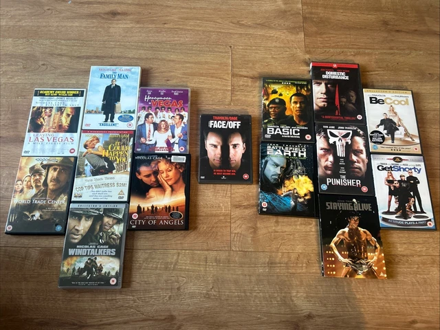 JOHN TRAVOLTA AND Nicolas Cage 15 Dvd Bundle Leaving Las Vegas Face Off ...