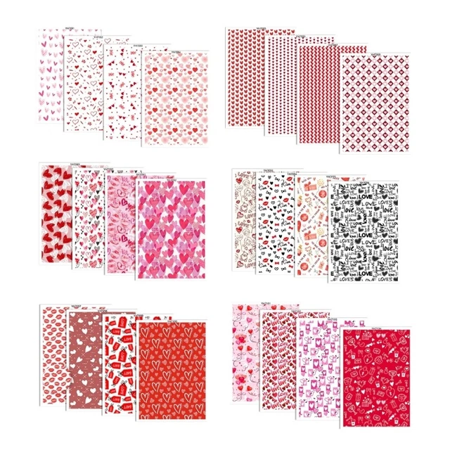 4PCS CLAY TRANSFER Paper Water Soluble Transfer Sheets for Clay Earring ...