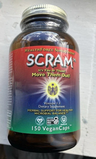 SCRAM PARASITE CLEANSE Detox Gut Health Gut Health 150 Capsules £57.88 ...