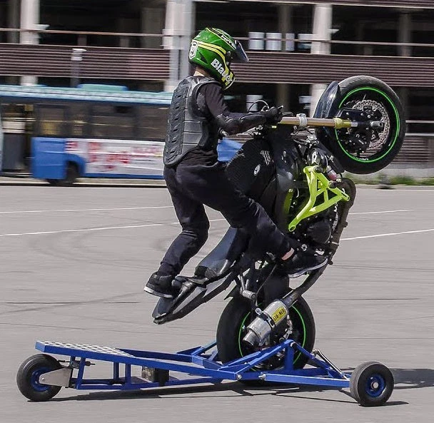 MOTORCYCLE WHEELIE TRAINER, Spyder, Wheelie Machine Wheelie Cage. Plans ...