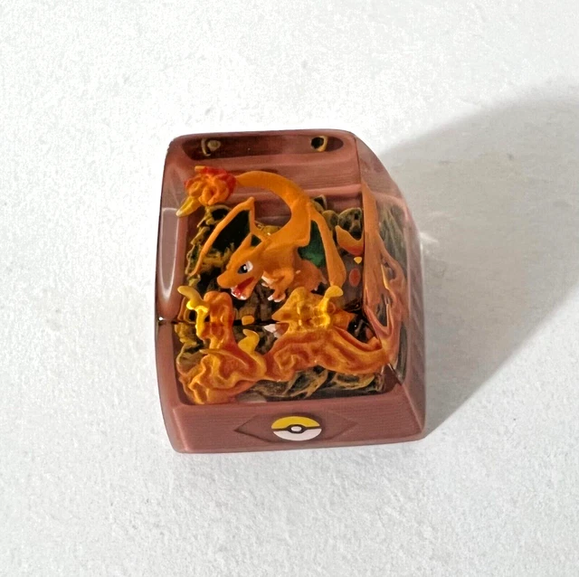 CHARIZARD KEYCAP POKEMON for Mechanical Keyboards Cherry MX Resin Gift ...