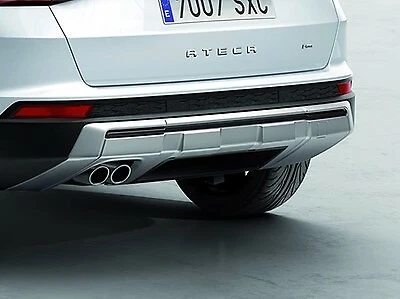 SEAT ATECA EXHAUST Diffuser Rear Lower Bumper Off Road Styling GENUINE ...