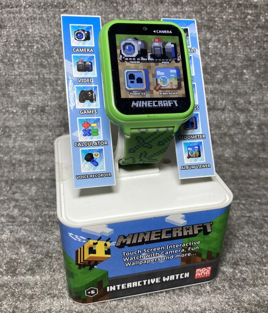 MINECRAFT TOUCHSCREEN WATCH Interactive Smart Watch (Model MIN4045AZ ...
