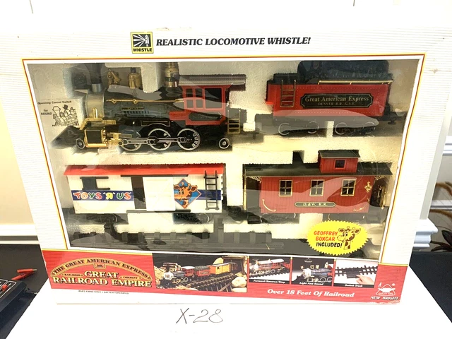 THE GREAT AMERICAN Express Railroad Train Set 185 Smoking Engine ...