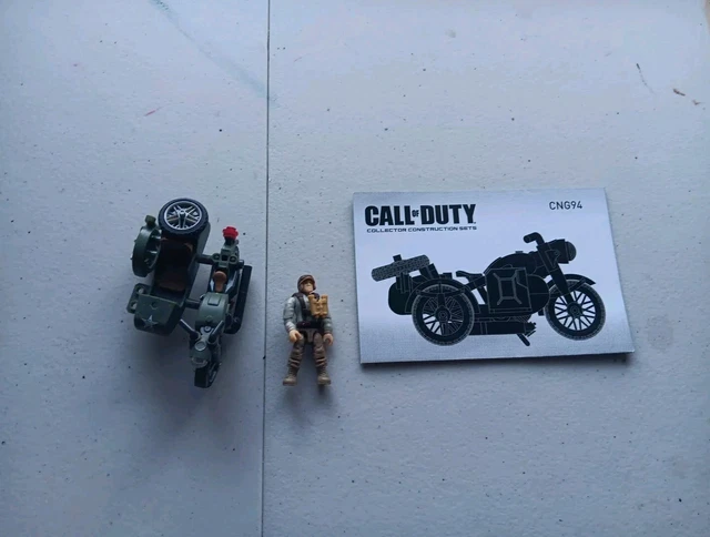 MEGA BLOKS CALL of Duty WW2 Sidecar Pursuit (retiré RARE) CNG94 EUR 0 ...