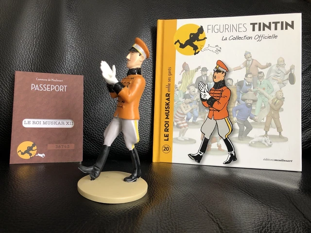 FIGURINE TINTIN COLLECTION Officielle Numéro 20 - Le Roi Muskar enfile ...