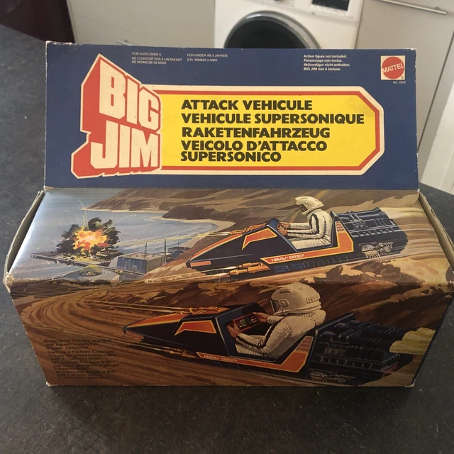 BIG JIM SÉRIE Espionnage Attack Vehicle Véhicule Supersonique Mattel ...