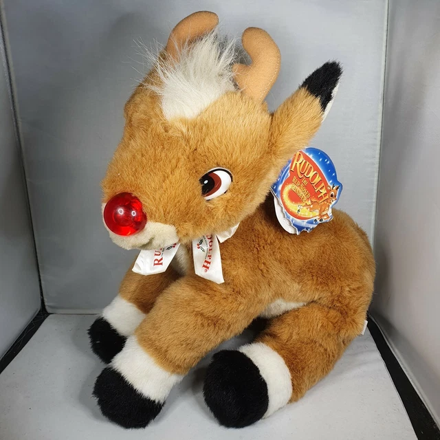 THE RUDOLPH COMPANY - Light Up Singing Red-Nosed Reindeer - Soft Plush ...
