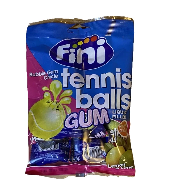 FIJI TENNIS BALLS Gum - Lemon & Lime Sweets 🍬 £6.00 - PicClick UK
