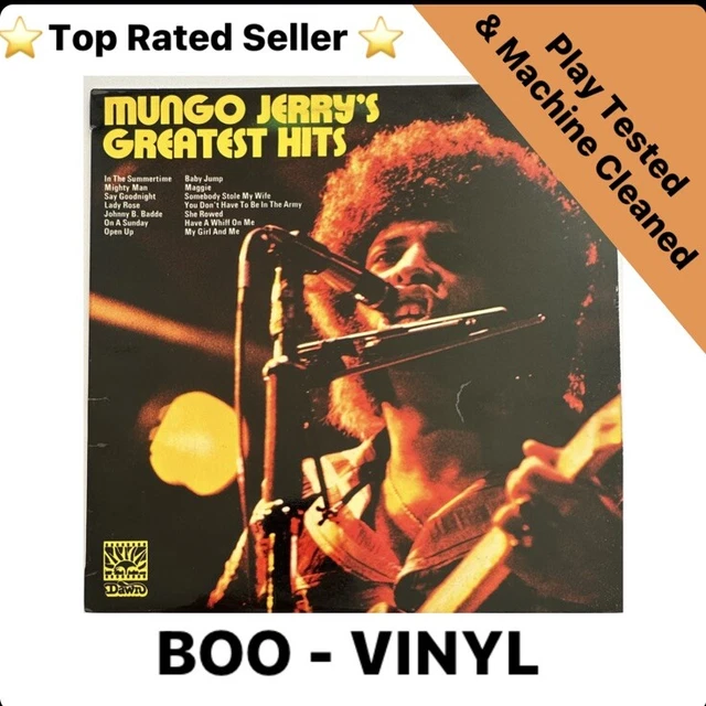 MUNGO JERRY - Mungo Jerry's Greatest Hits (1973) vinyl LP Record DNLS ...