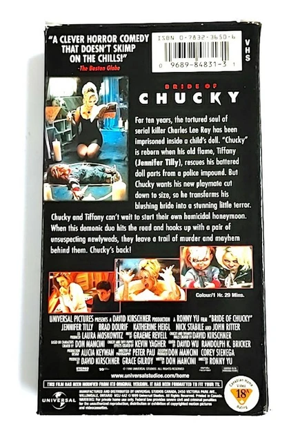 1999 THE BRIDE of Chucky Universal Studios VHS $22.00 - PicClick CA