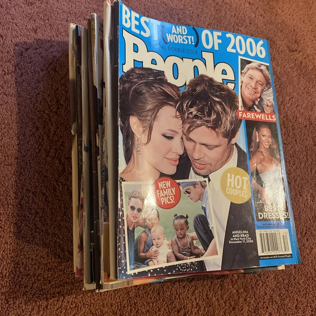 PEOPLE MAGAZINE LOT of 13 Issues from 2000’s - ACCEPT to Very Good COND ...