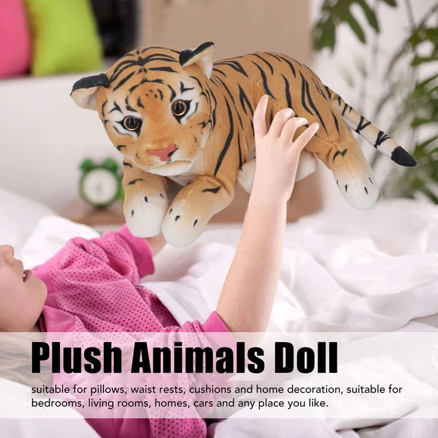 PLUSH STUFFED ANIMALS Doll Cute Simulation Jungle Animal Soft Lining ...