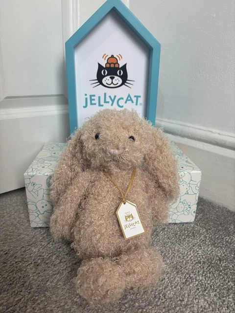 JELLYCAT ORIGINAL BASHFUL luxe bunny curly £42.32 - PicClick UK