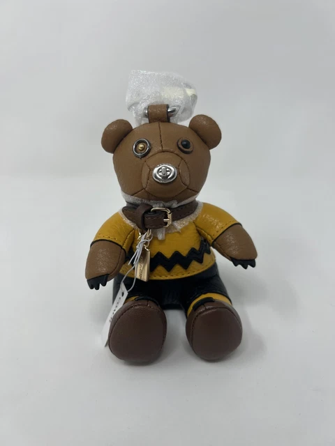 COACH X PEANUTS Limited Edition Charlie Brown Bear Collectible Bag ...