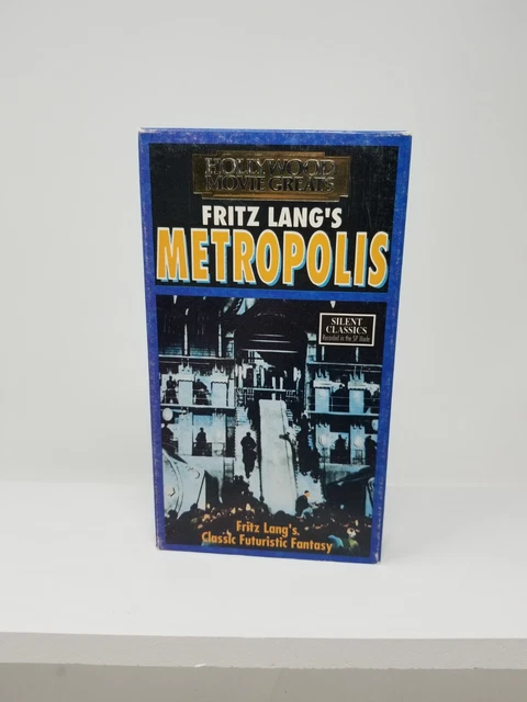 FRITZ LANG'S METROPOLIS Hollywood Movie Greats VHS Tape Good Shape £4.69 - PicClick UK