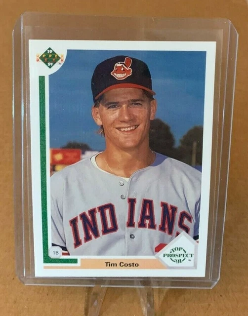 1991 UPPER DECK 62 Tim Costo carte recrue Indians de Cleveland RC MLB ...