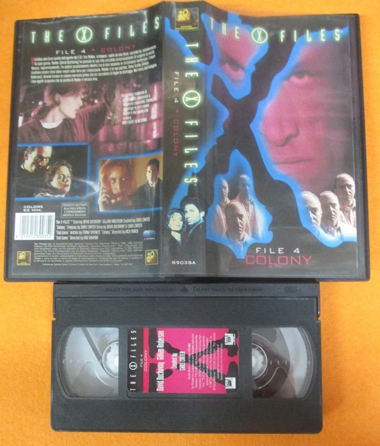 VHS FILM THE X FILES File 4 Colony 1996 20TH CENTURY FOX 8903SA (F187 ...