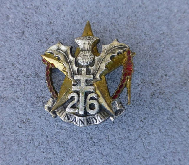 INSIGNE 26 RI INFANTERIE NANCY CROIX LORRAINE CHARDON. French badge EUR ...
