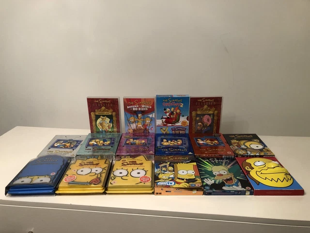 THE SIMPSONS DVD Boxsets Complete Seasons 1 - 12 Collectors Editions ...