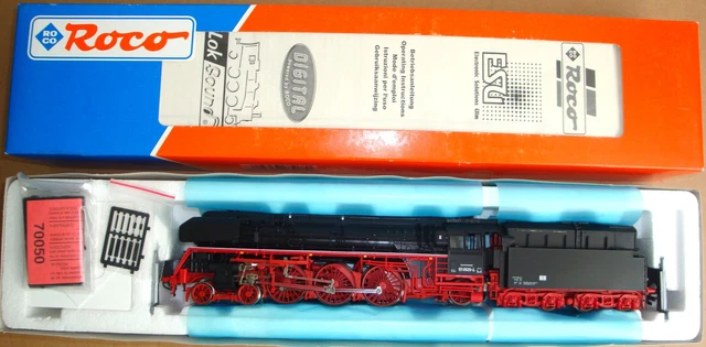 ROCO H0 63267.DAMPFLOK BR 01 0525-4 DR.Sound Decoder.unbespielt.OVP ...