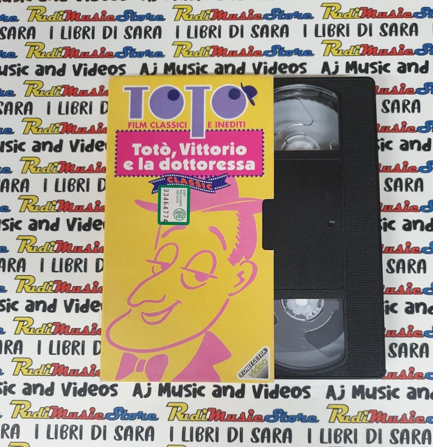 VHS FILM TOTO' FILM CLASSICI E INEDITI TOTO' VITTORIO E LA DOTTORESSA ...