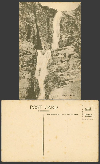ANCIENNE CARTE POSTALE indienne chutes Kartary chutes d'eau Katary ...