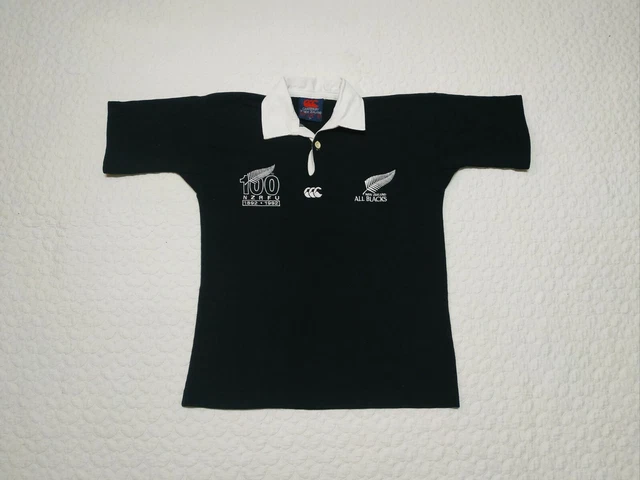 NEW ZEALAND ALL Blacks 100years Commemorative Canterbury Kids Rugby ...