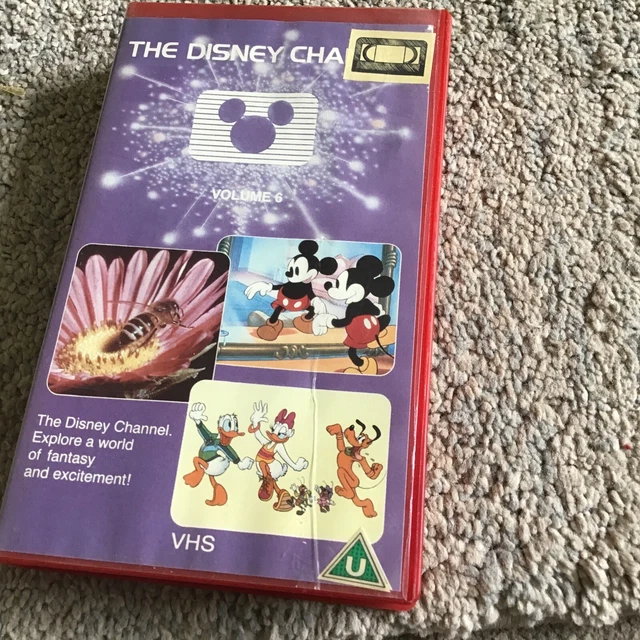 THE DISNEY CHANNEL - Official Disney VHS - Volume 6 - Very Rare VHS ...
