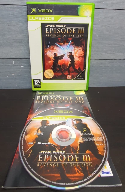 ORIGINAL XBOX STAR Wars Episode III: Revenge of the Sith Classics £5.99 ...