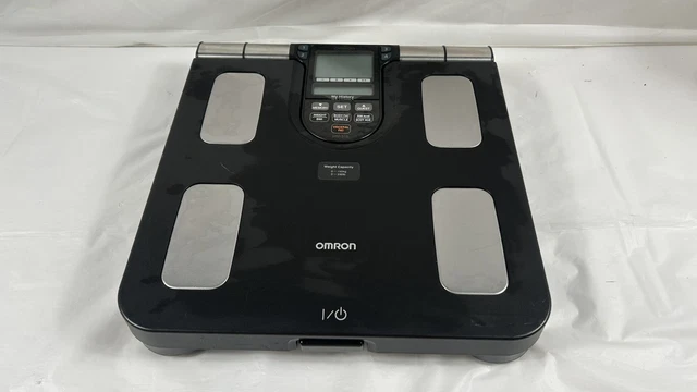 OMRON HBF-516 FULL Body Composition Sensing Monitor Scale Body Fat BMI ...