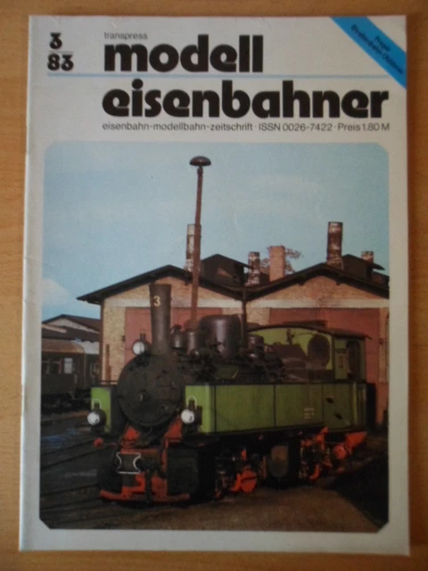 MODÉLISME FERROVIAIRE 3 - 1983 MODÉLISME LOCOMOTIVES Reichsbahn RDA EUR ...