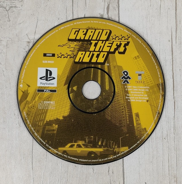 GRAND THEFT AUTO GTA PS 1 Value Series Rare Yellow disc only £4.99 ...